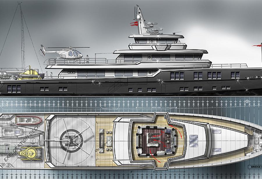 Barracuda Yacht Design introduces "pocket" explorer yacht - Yacht Harbour