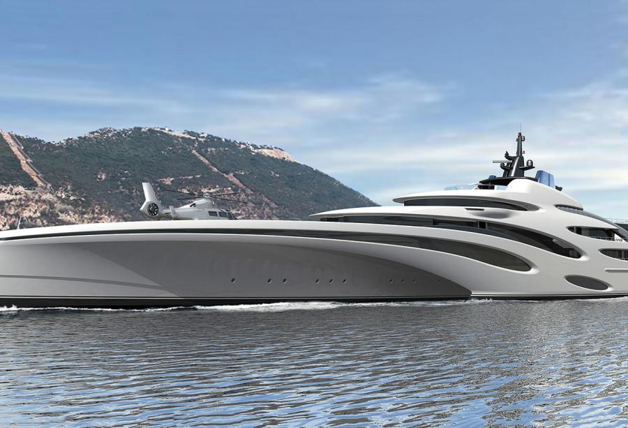 120m Eco Yachts trimaran concept revealed - Yacht Harbour