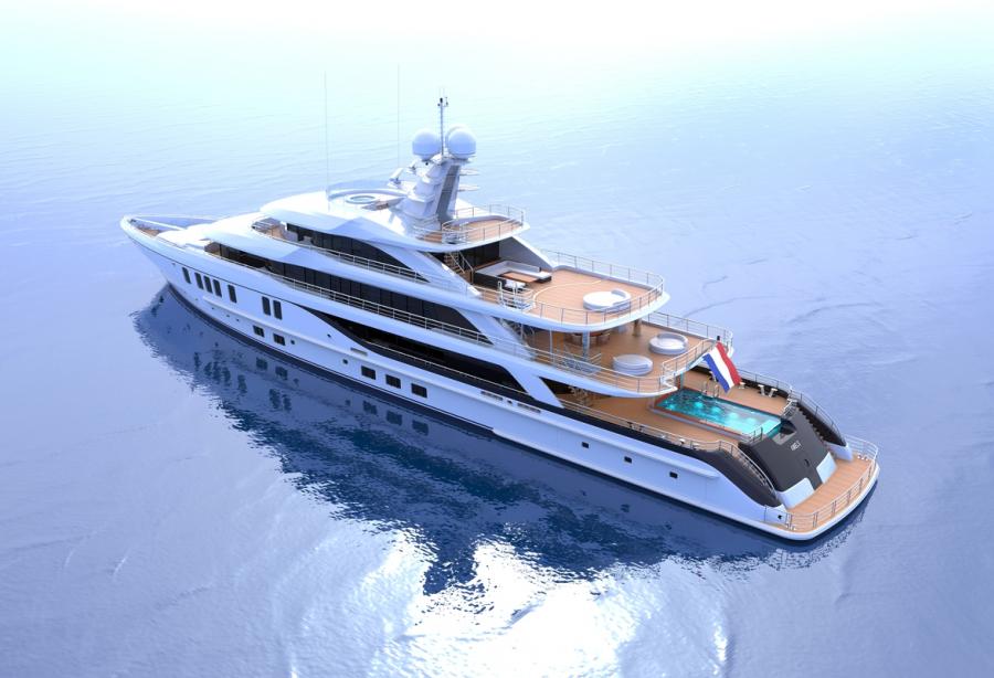 Nick Mezas presents 74m superyacht concept for Amels - Yacht Harbour