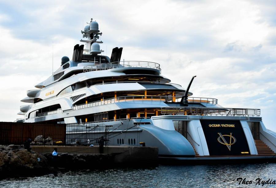 Ocean Victory spotted in Rhodes, Greece - Yacht Harbour