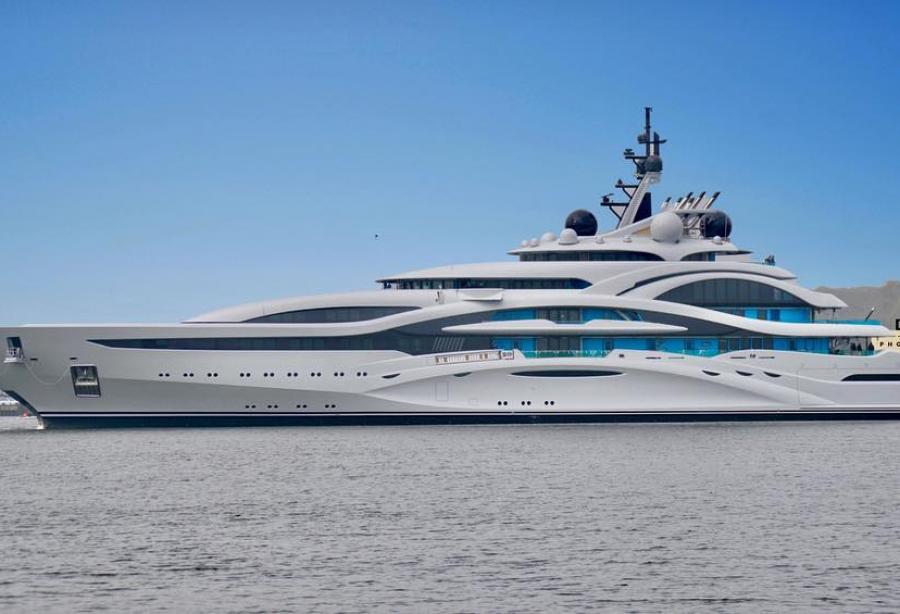 Lurssen Project Jupiter christened Al Lusail - Yacht Harbour