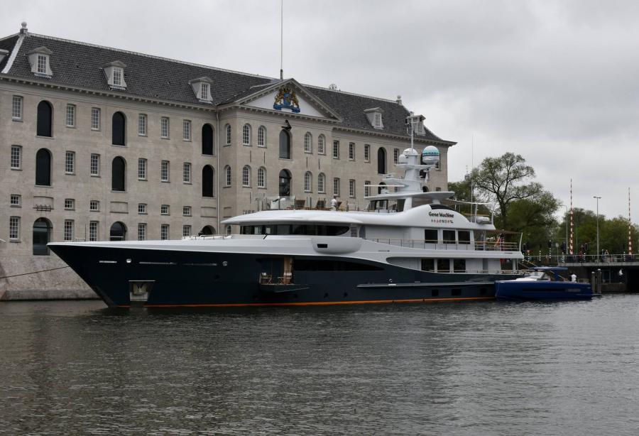 Gene Machine spotted in Amsterdam - Yacht Harbour