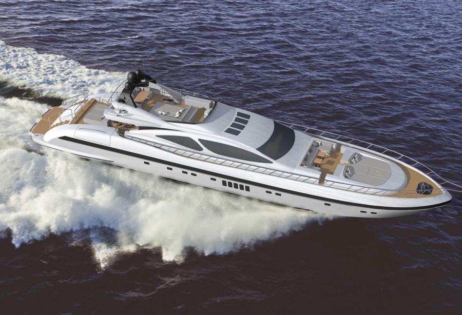 First Mangusta 132 sold by Overmarine Group - Yacht Harbour