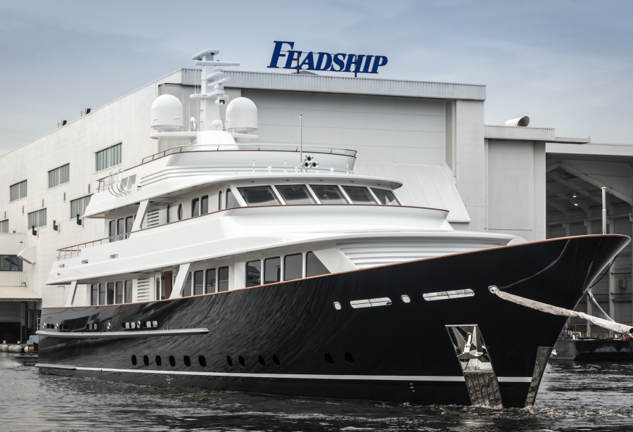 Feadship launch classic 47m Project 697 - Yacht Harbour
