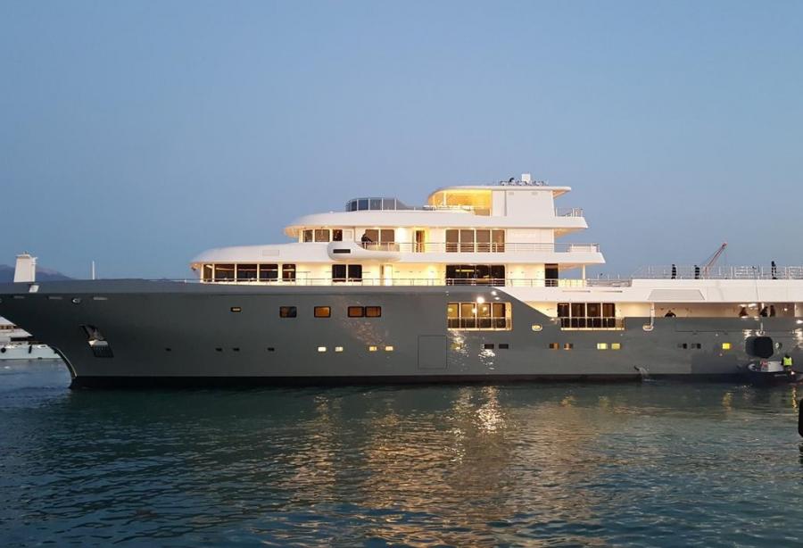 73m explorer Planet Nine launched by Admiral - Yacht Harbour