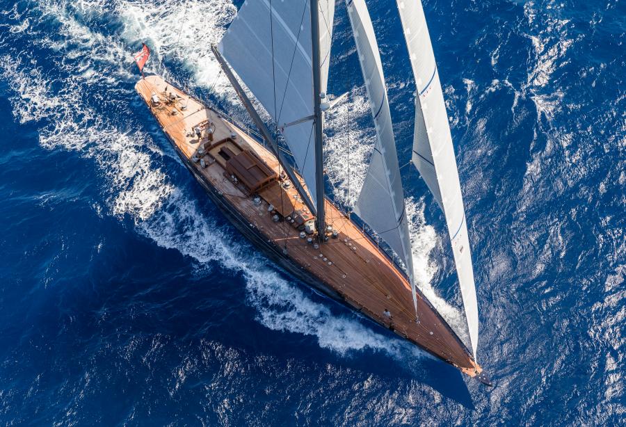 The Best In Her Class 40 metre Sailing Yacht Rainbow At The Monaco The Best In Her Class 40 metre Sailing Yacht Rainbow At The Monaco
