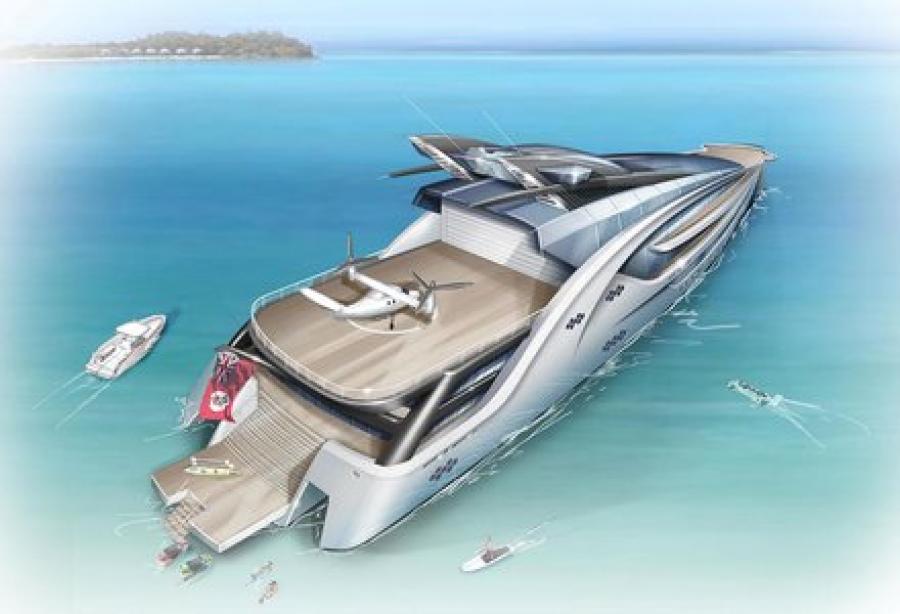 New trimaran concept unveiled by Winch Design - Yacht Harbour