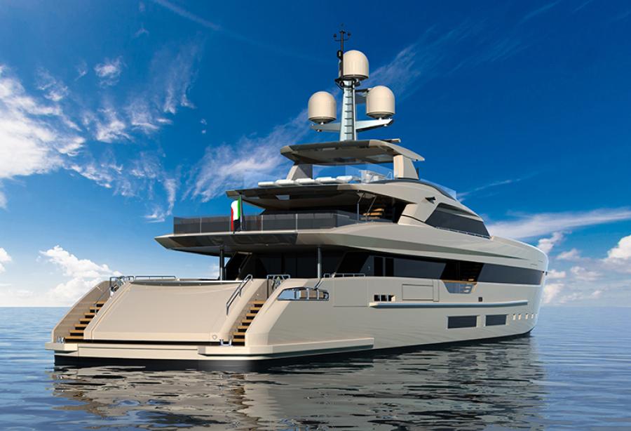 50-metre Tankoa S502 Elettra is near to technical launch - Yacht Harbour