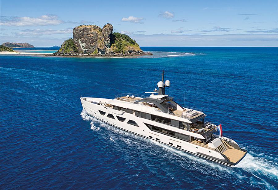 3rd hull in Amels Limited Edition 200 begins outfitting - Yacht Harbour