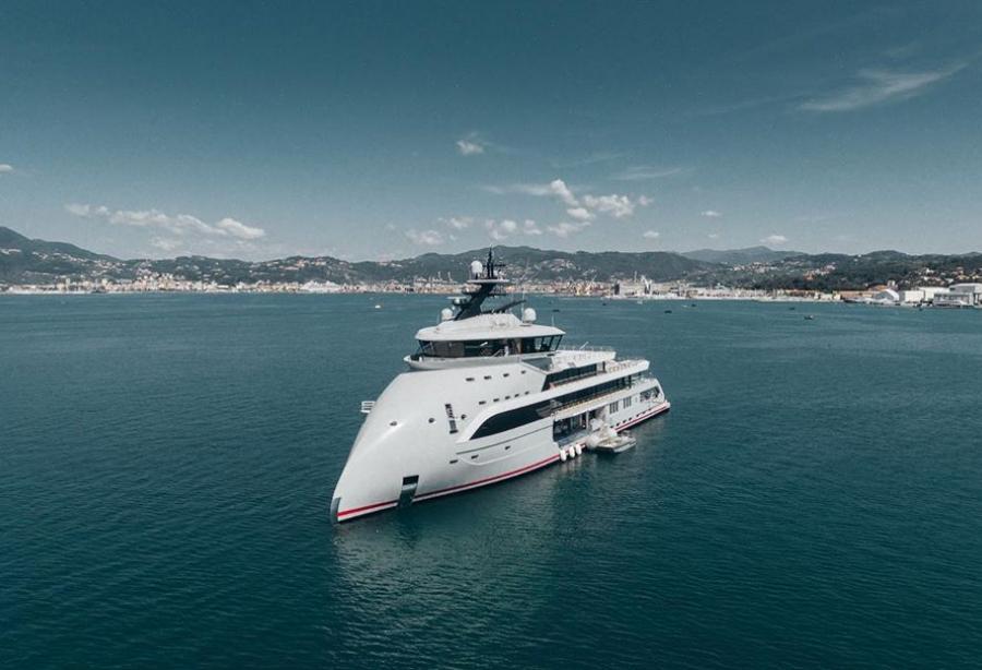 Ulstein Verft delivered 88m Explorer Olivia O by Espen Øino - Yacht Harbour