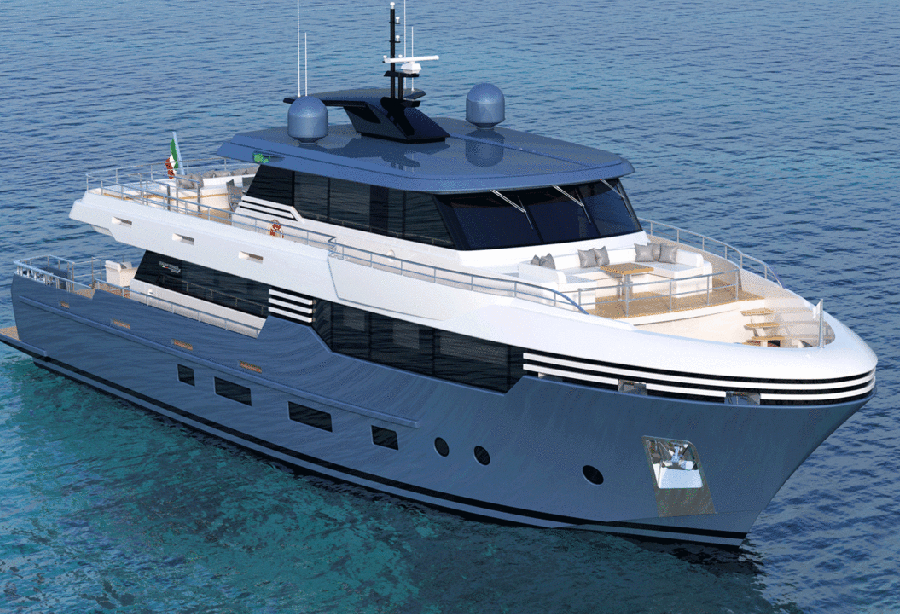 New release: Italian designer Tommaso Spadolini shows two new 28,5m ...