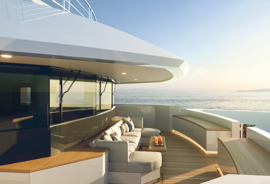 Amels 6001 Has Begun Her Journey To Outfitting - Yacht Harbour