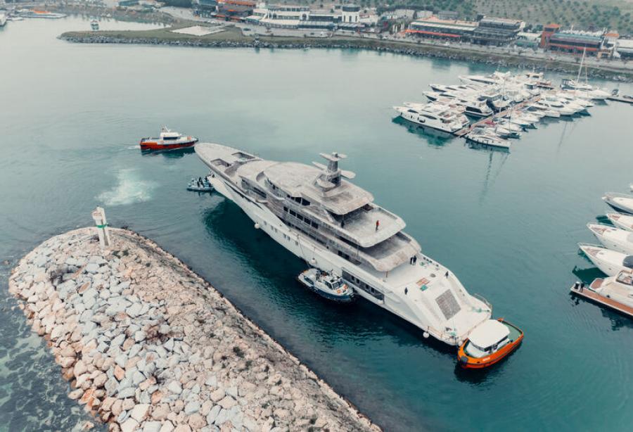 Bilgin Yachts Made Technical Launch of 74m Project 243 - Yacht Harbour