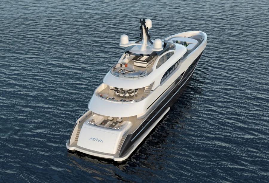 47m Atina Arrived at the FDC Yachts Shipyard for Major Refit - Yacht ...