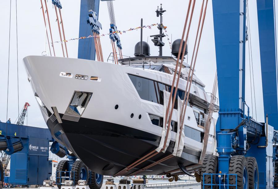 Custom Line 106’ Motor Yacht Y Launched by Custom Line - Yacht Harbour