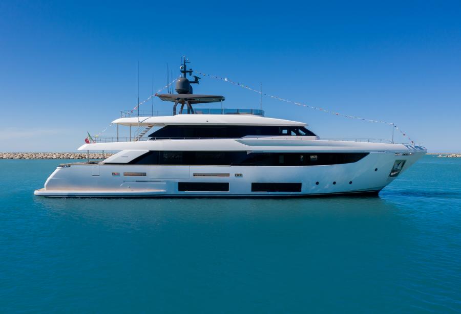 33m Renewal 3 Launched by Custom Line - Yacht Harbour