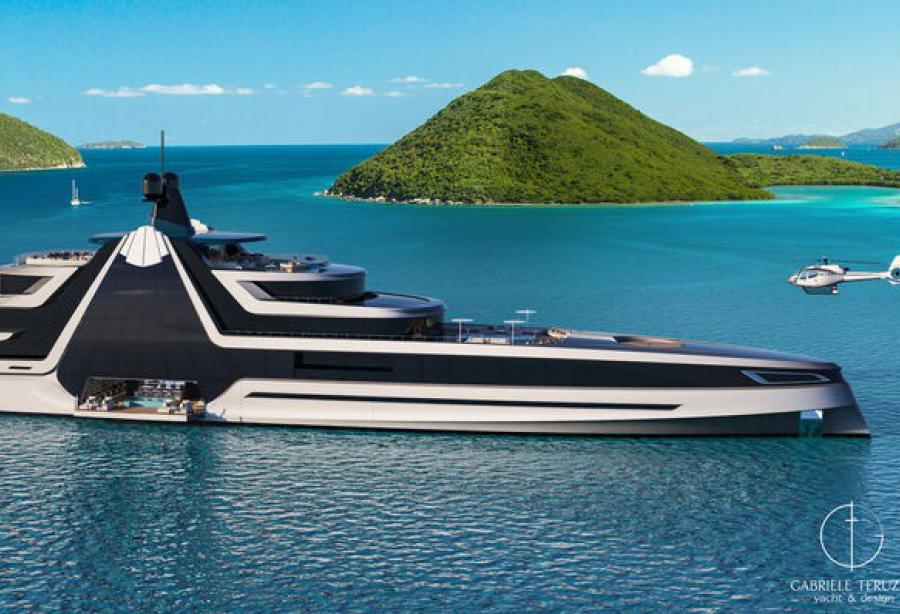 110m Superyacht Concept Revealed by Gabriele Teruzzi Yachts and Design ...