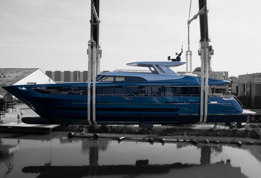 33m Blue Jeans Launched by Van der Valk - Yacht Harbour
