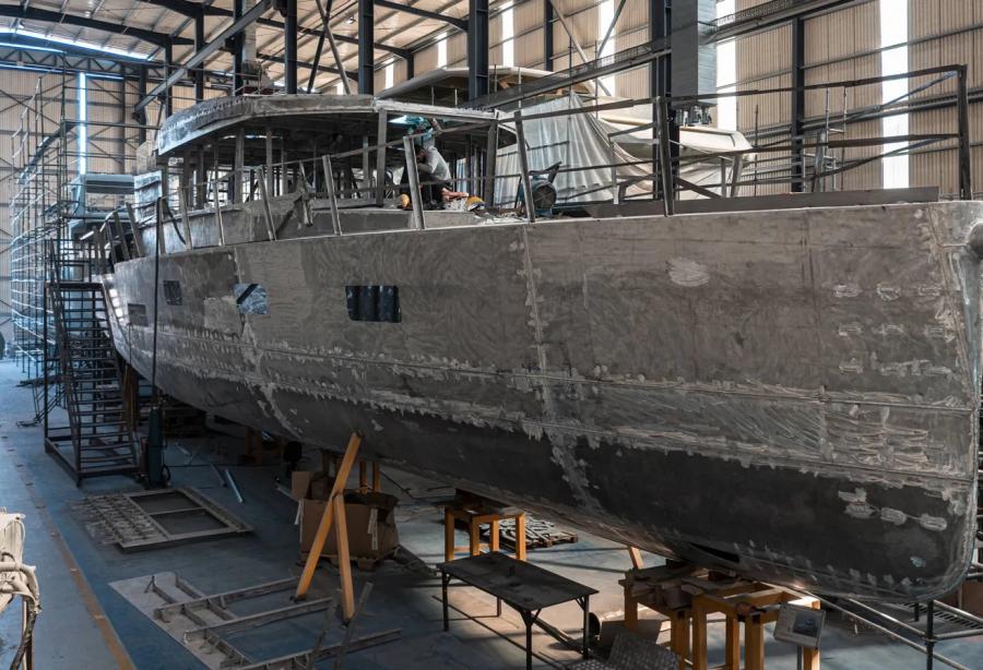Naval Yachts XPM 85 Takes Shape - Yacht Harbour