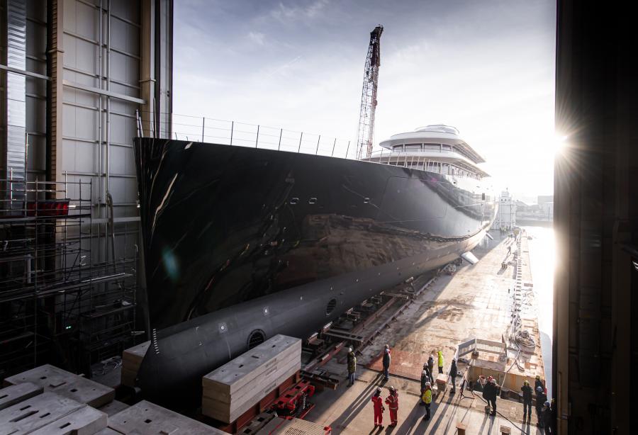 Video of the Day: 118 m Hull No. 6507 Launched by Abeking & Rasmussen ...
