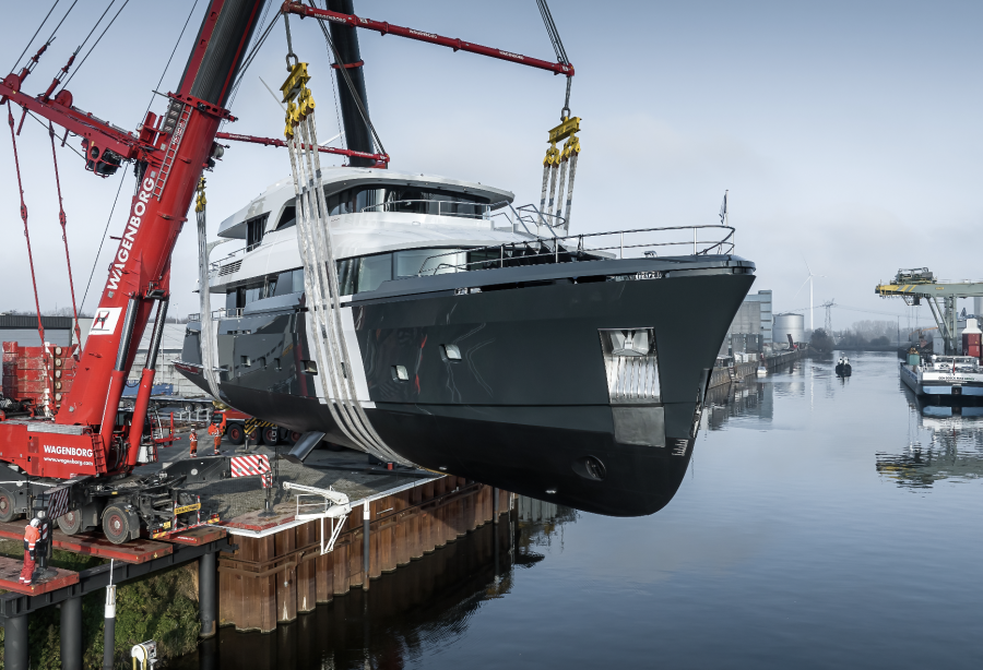38m Cocoon Launched By Moonen - Yacht Harbour