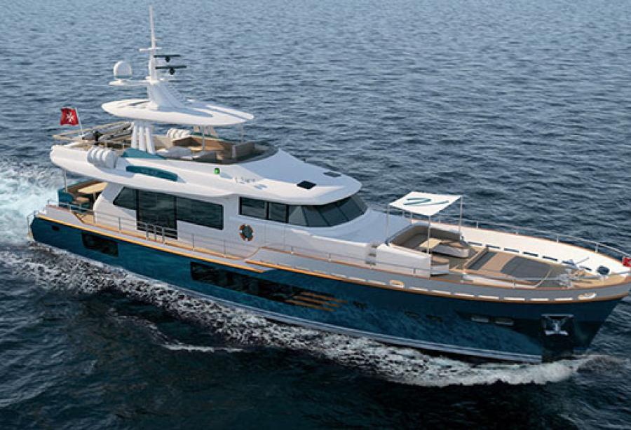Two Voyage90 In Construction by Ava Yachts - Yacht Harbour