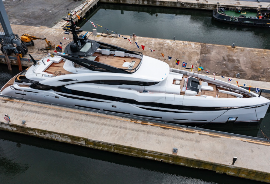 ISA GT 45 Сhristened in Ancona - Yacht Harbour