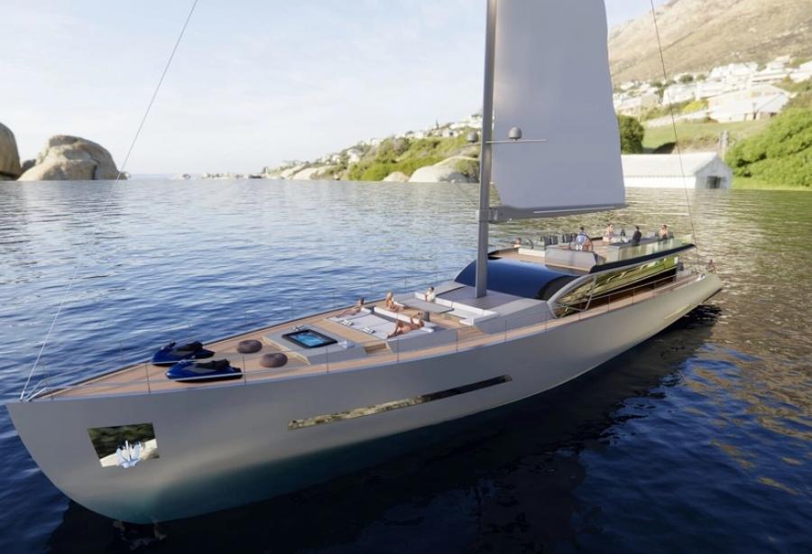 40m Sailing Yacht Announced by SCA Yachting - Yacht Harbour