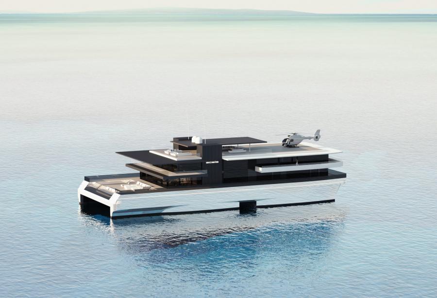 60m Ocean Villa Superyacht Revealed by Focus Yacht Design - Yacht Harbour