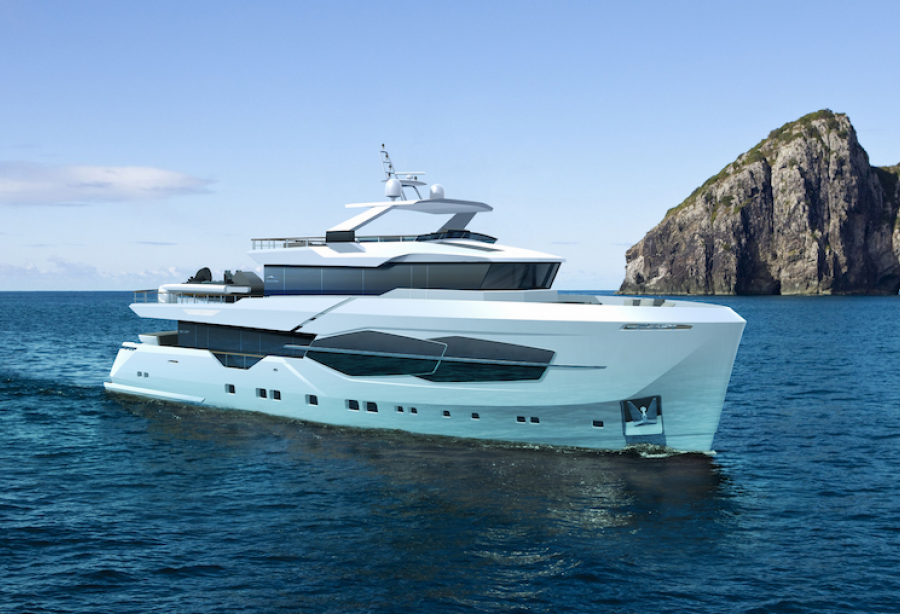 First Numarine 32XP yacht under construction - Yacht Harbour