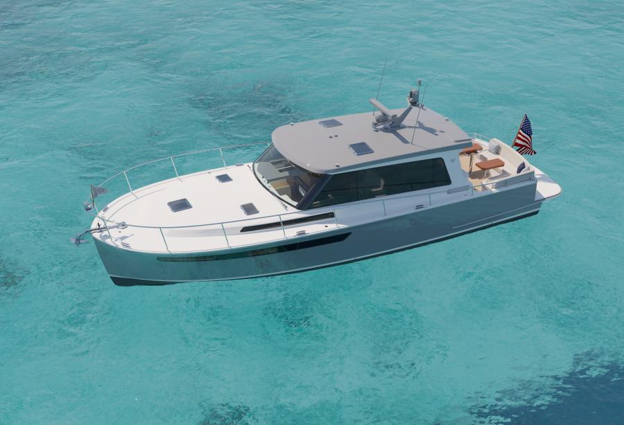 15m BB44 Offshore Express Cruiser Introduced by Boston Boatworks ...
