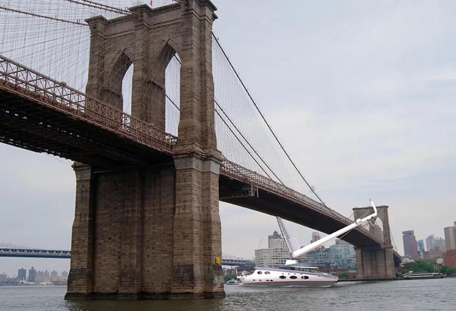 41m Sailing Concept Revealed by Steve Kozloff - Yacht Harbour