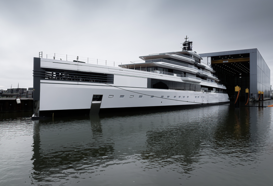 Feadship's Project 1011 Emerges for Sea Trials - Yacht Harbour