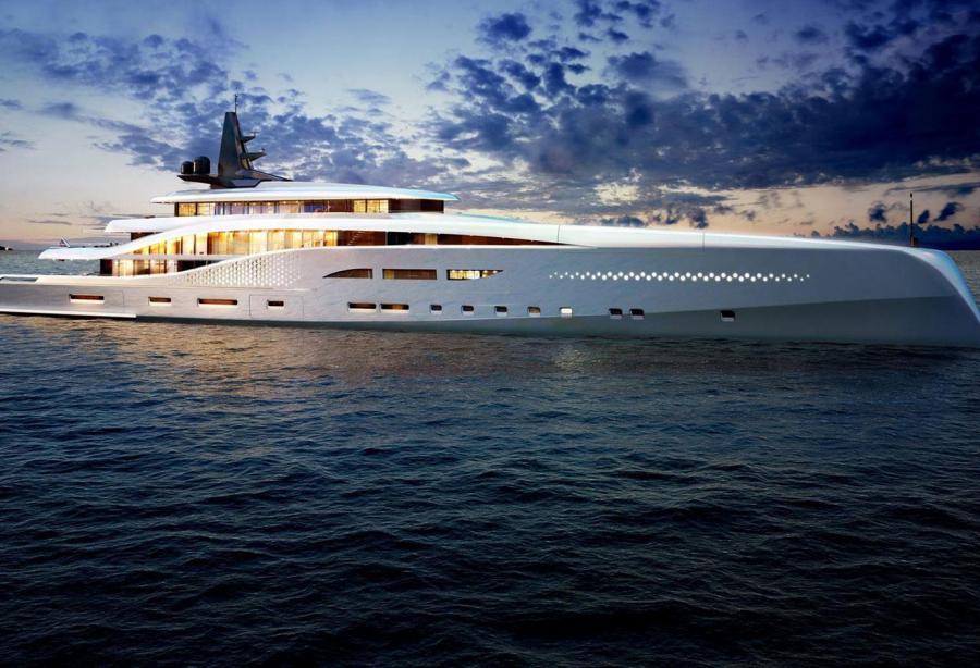 Oceanco's 107m Stiletto concept unveiled - Yacht Harbour