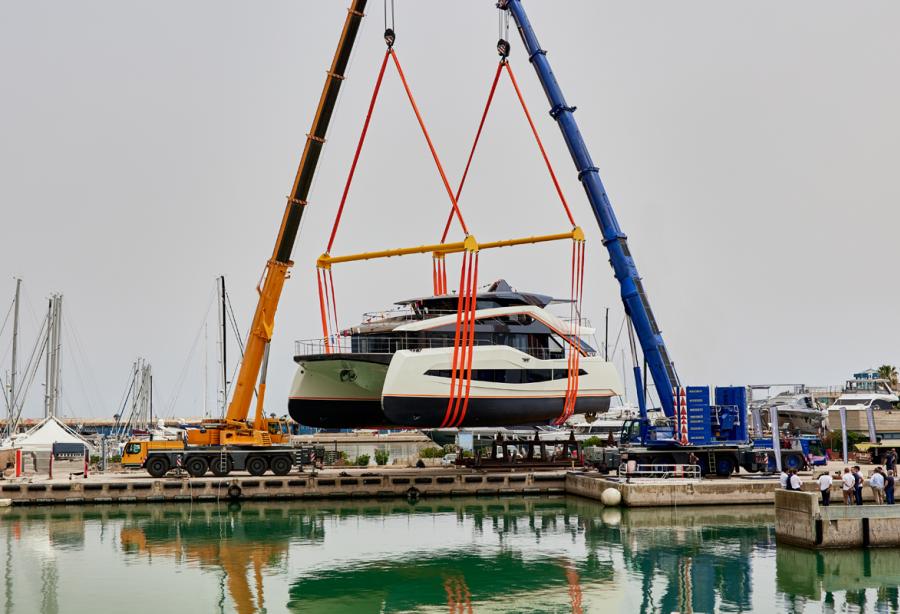 Second WiderCat 92 Launched at Wider Vision Hub in Italy - Yacht Harbour