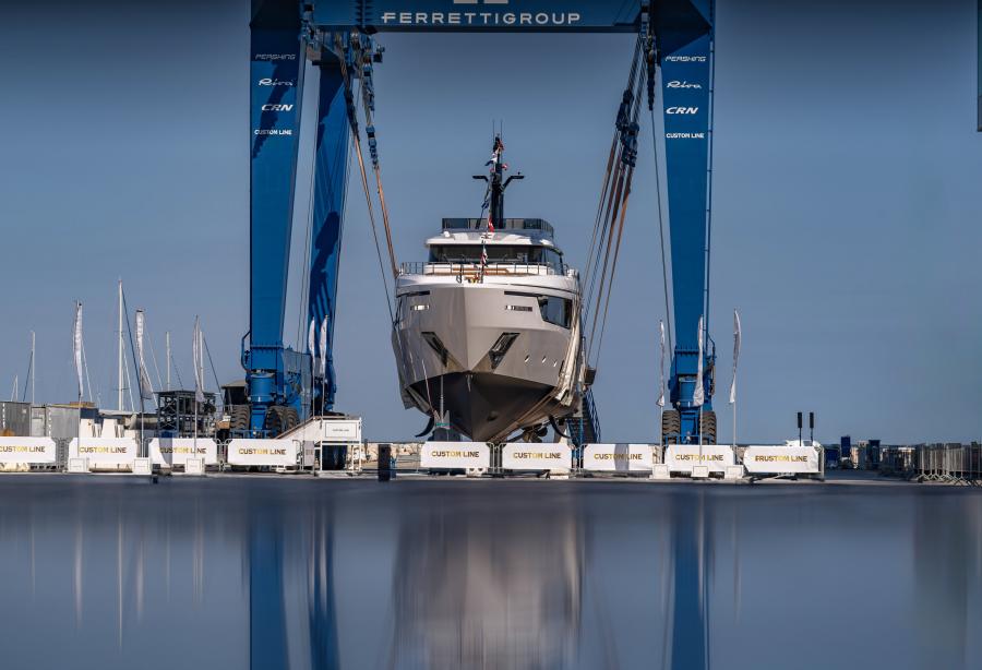 Custom Line Launches Five Superyachts in a Month - Yacht Harbour