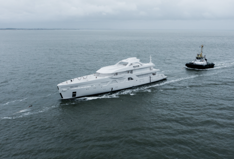 Outfitting Begins for Amels 60 Superyacht - Yacht Harbour