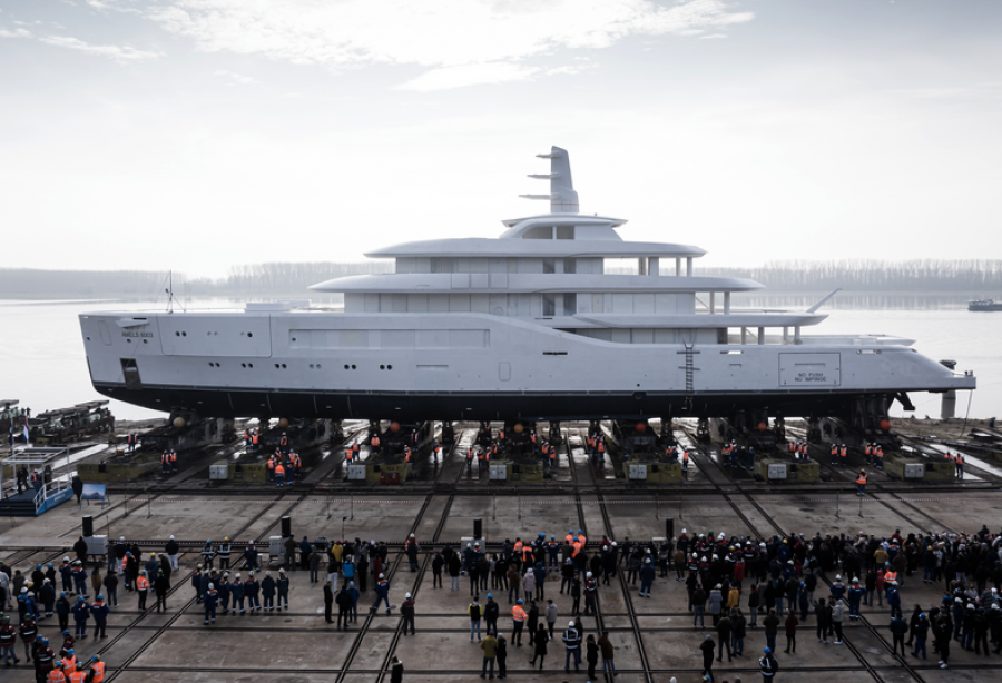 Third Amels 80 Launched by Damen Yachting - Yacht Harbour