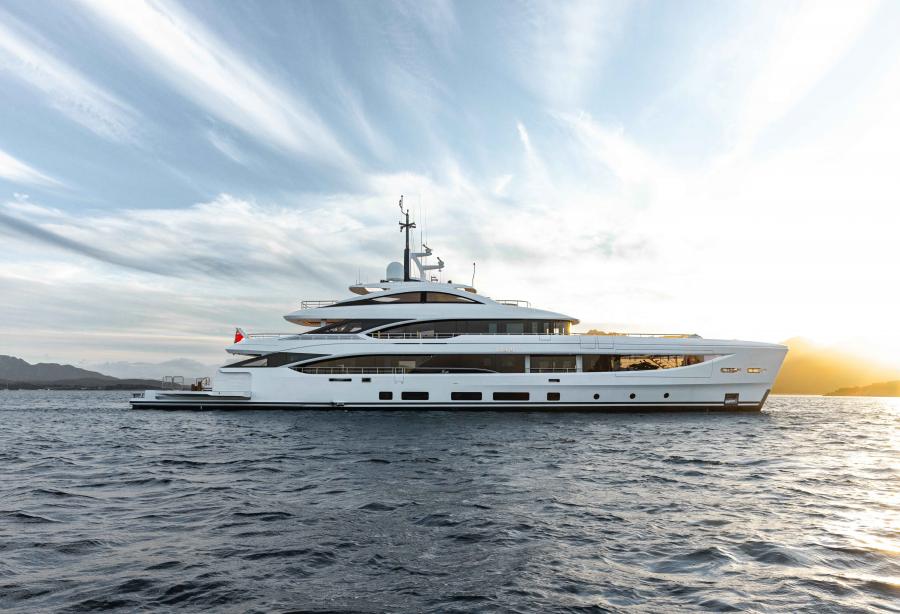 Inside Benetti's B.Now Asani - Yacht Harbour