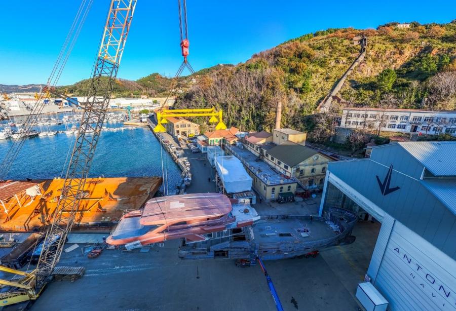 Antonini Navi Completes Hull and Superstructure Joining for Seamore 34 ...
