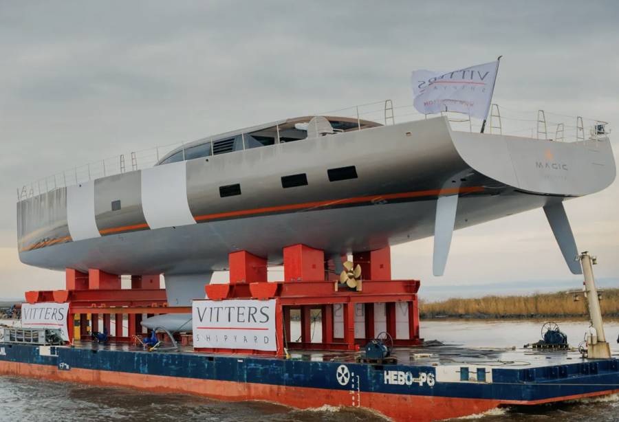44m Sailing Yacht Magic Launched by Vitters - Yacht Harbour