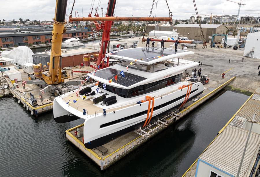 Fully-Electric Catamaran E-Cat 80 Launched by VisionF Yachts - Yacht ...