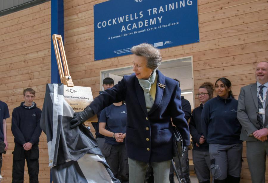 Princess Royal Opens Cockwells Training Academy and Launches Hardy 45 ...