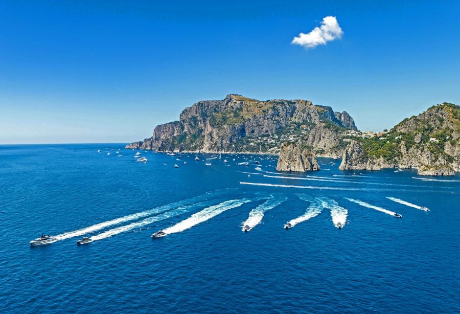 Pershing Marks 40th Anniversary with Capri Celebration - Yacht Harbour
