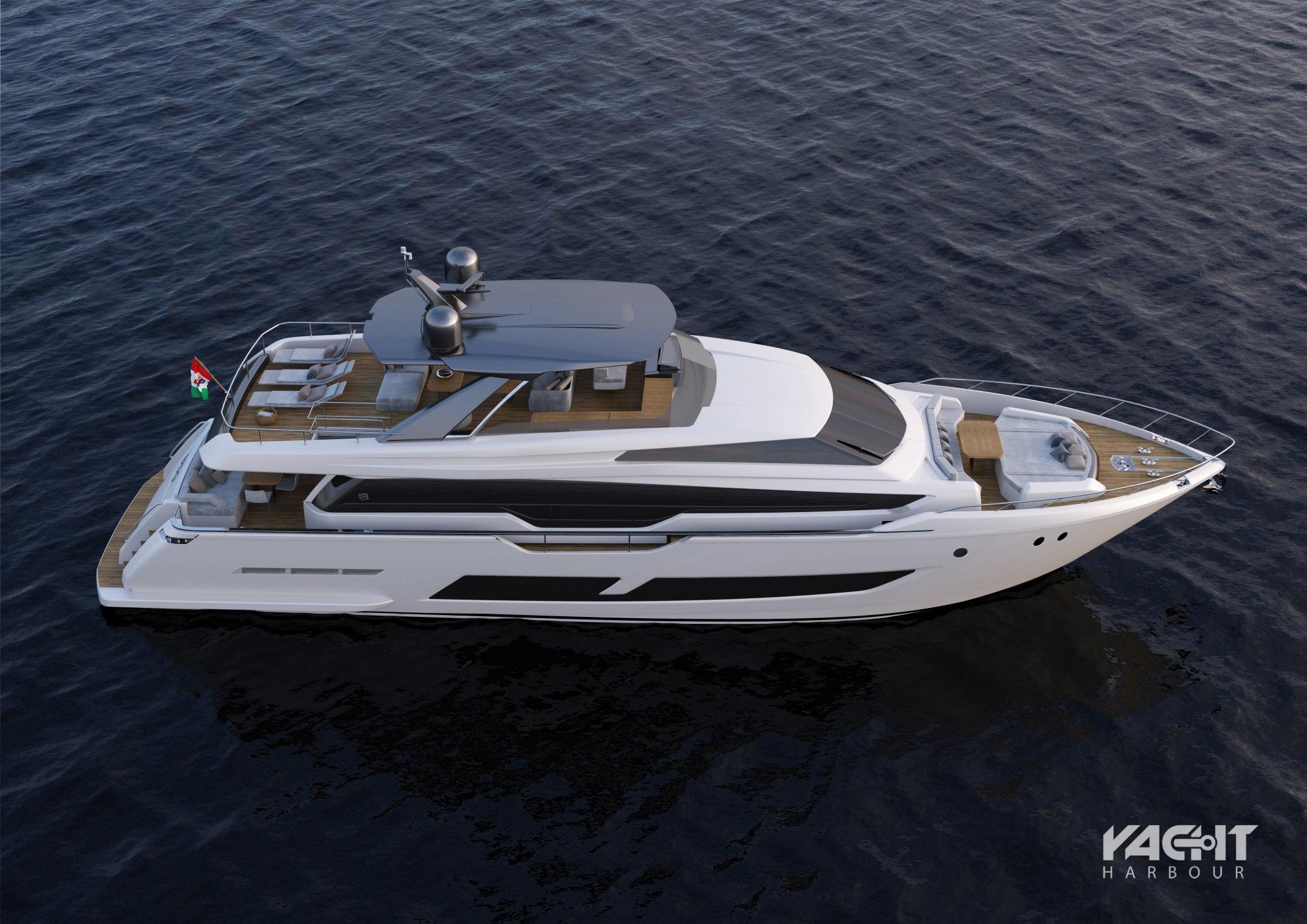 Motor yacht Ferretti 850 - Ferretti - Yacht Harbour