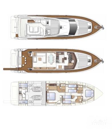 Motor yacht Ferretti 720 - Ferretti - Yacht Harbour